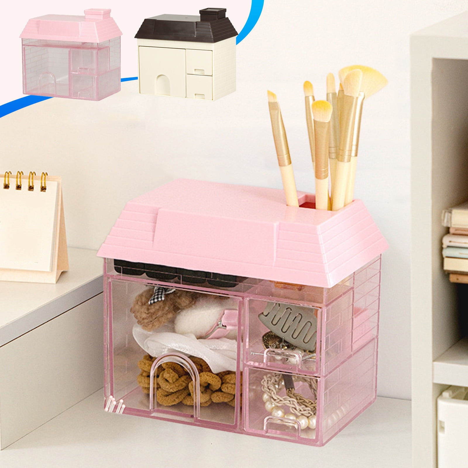 Desktop Jewelry Box, Pen Storage Container, Small Storage Unit ...