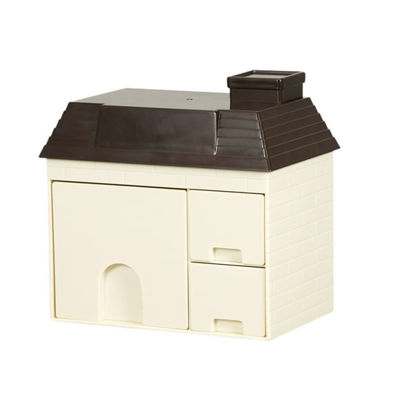 Desktop Jewelry Organizer, Plastic Storage Box, Multi-Compartment Pen ...