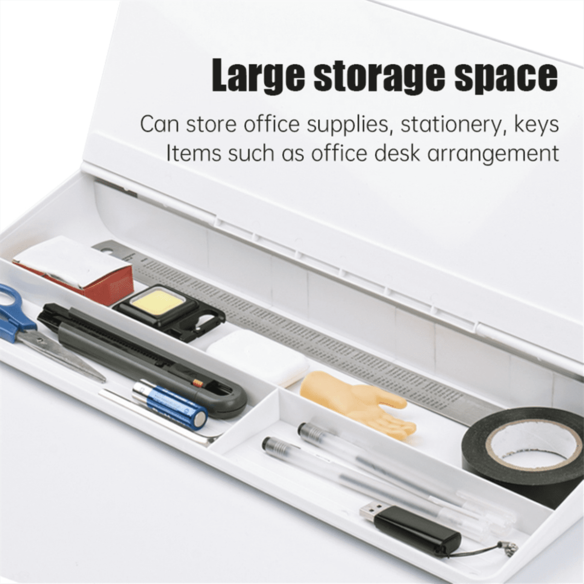 Desktop Keyboard Mini Whiteboard Writing Board Tempered Glass Business ...