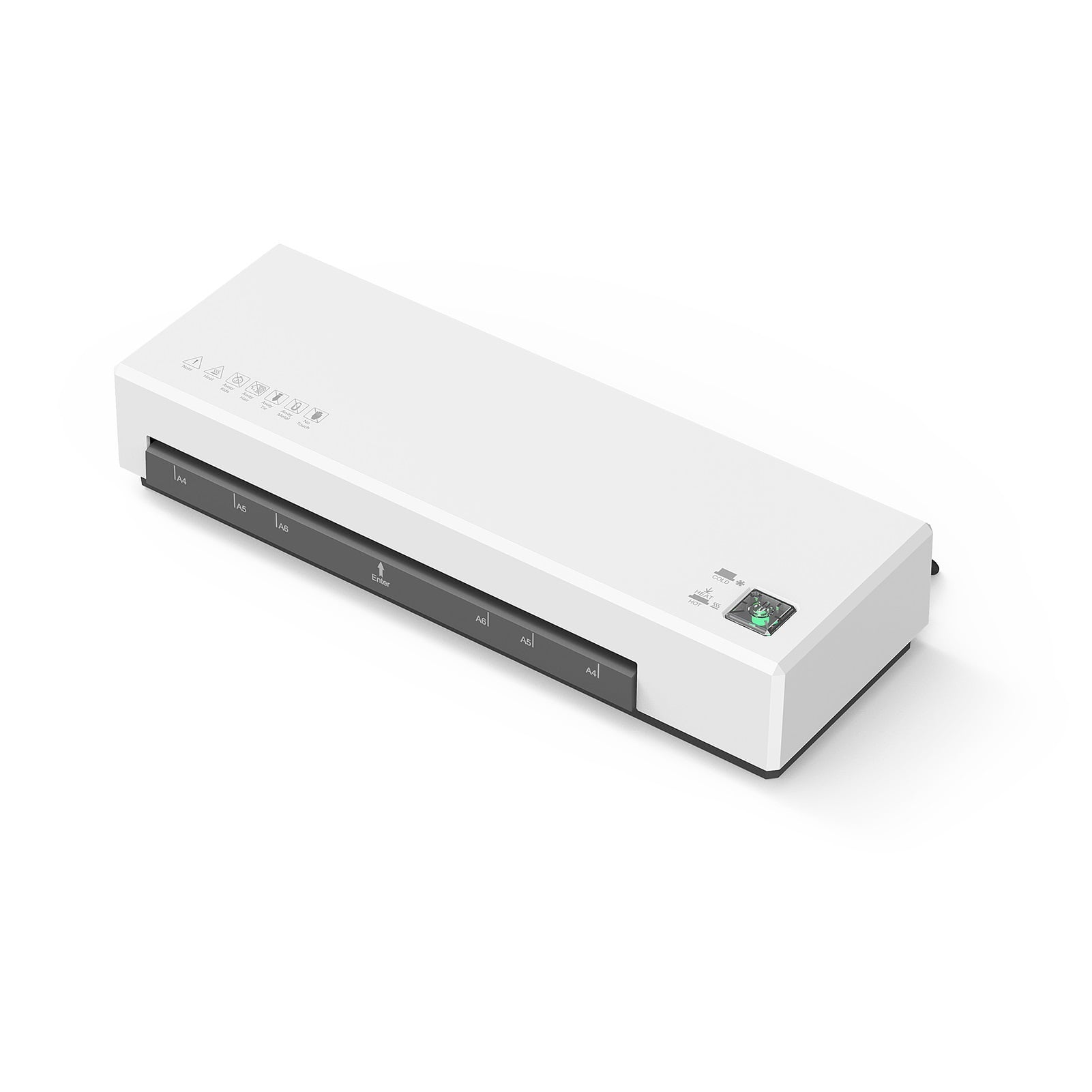 Desktop Laminator Machine Set A4 Size Hot And Cold Lamination 2 Roller ...