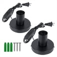Desktop Lamp Base, Small Industrial Table Lamp Base Only, Simple E27 ...
