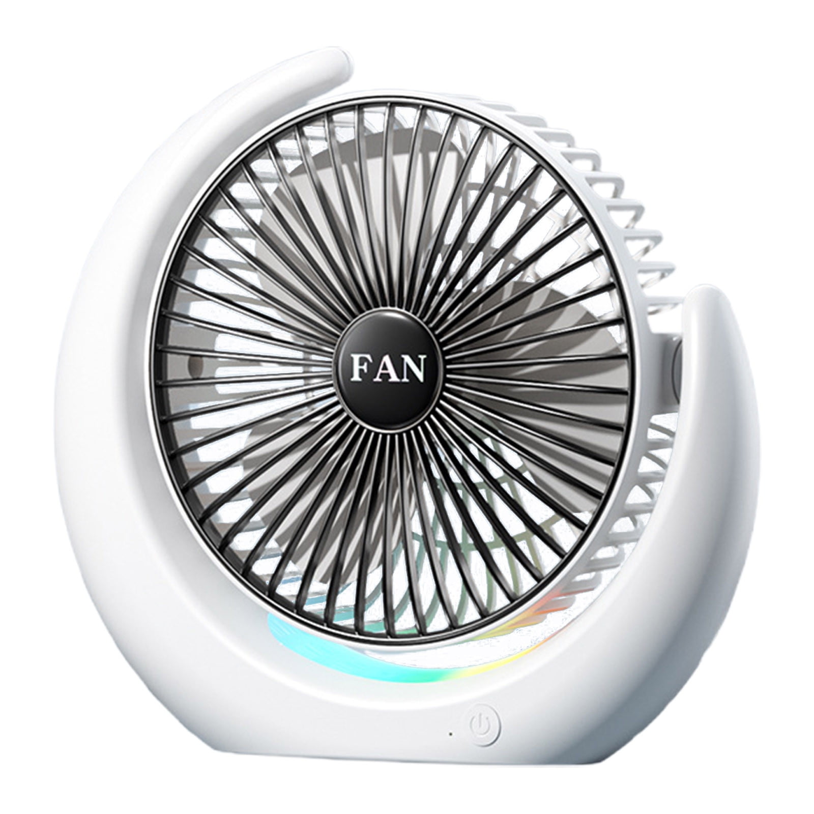 A Desktop Light Fan Usb Rechargeable Portable Mini Fan For Student ...