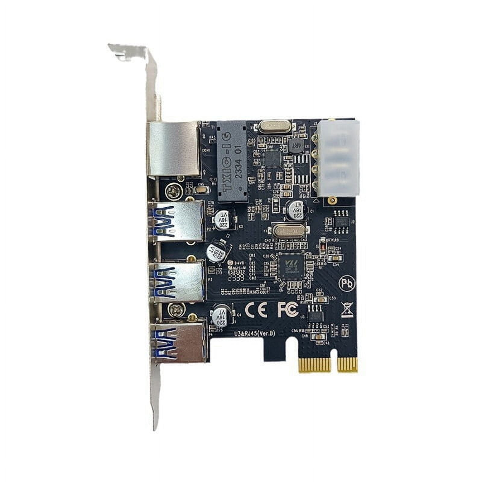Desktop Mainboard Module PCI-EUSB3.0+Gigabit LAN Expansion Card Using ...