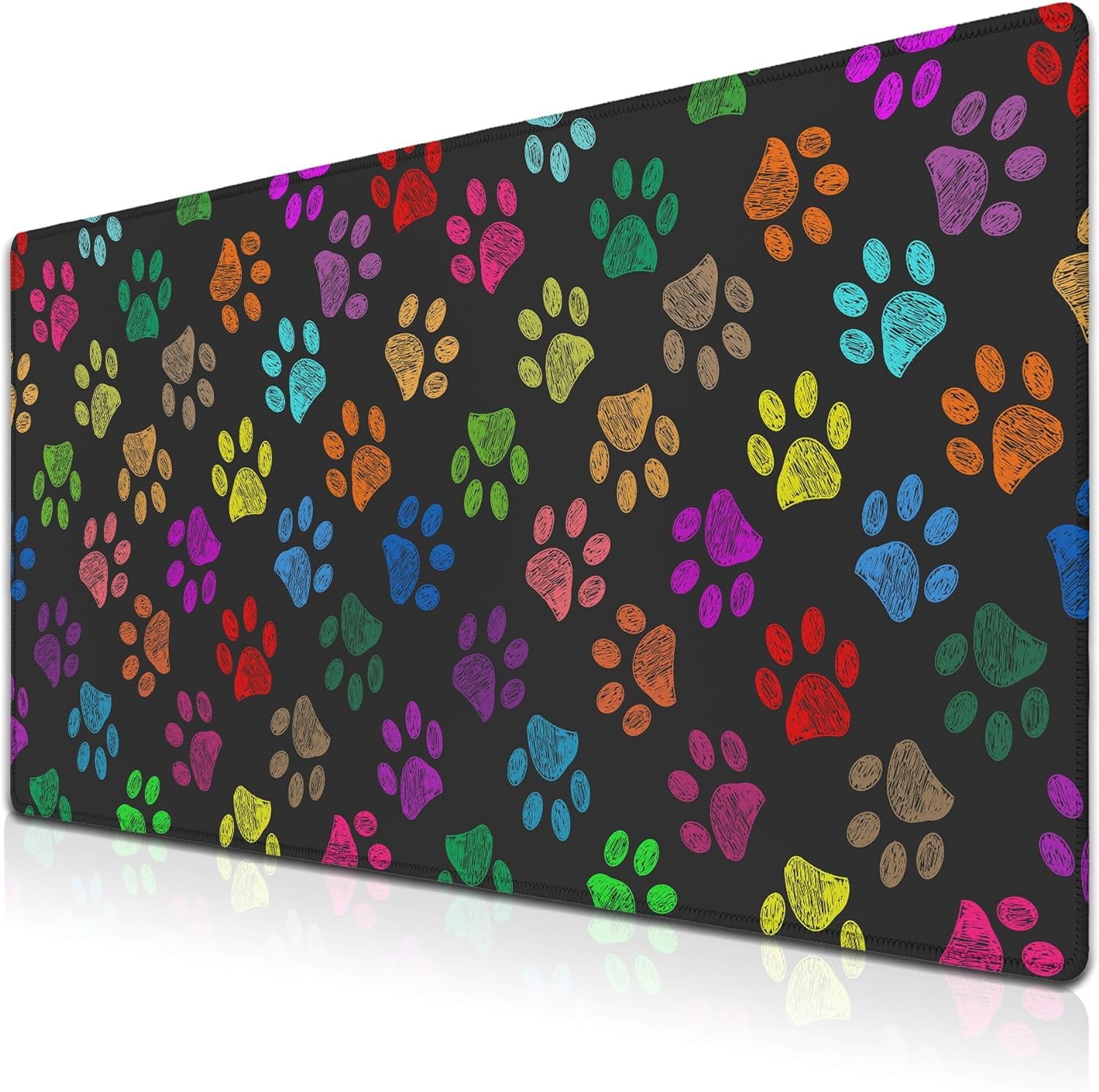 Desktop Mat Black, XXL Mouse Pads Pc Mouse Pad, Mat Mouse Pad Non-Slip ...