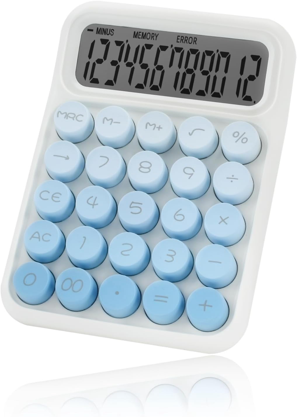 Desktop Mechanical Calculator, Cute Big Buttons Calculators with 12 ...