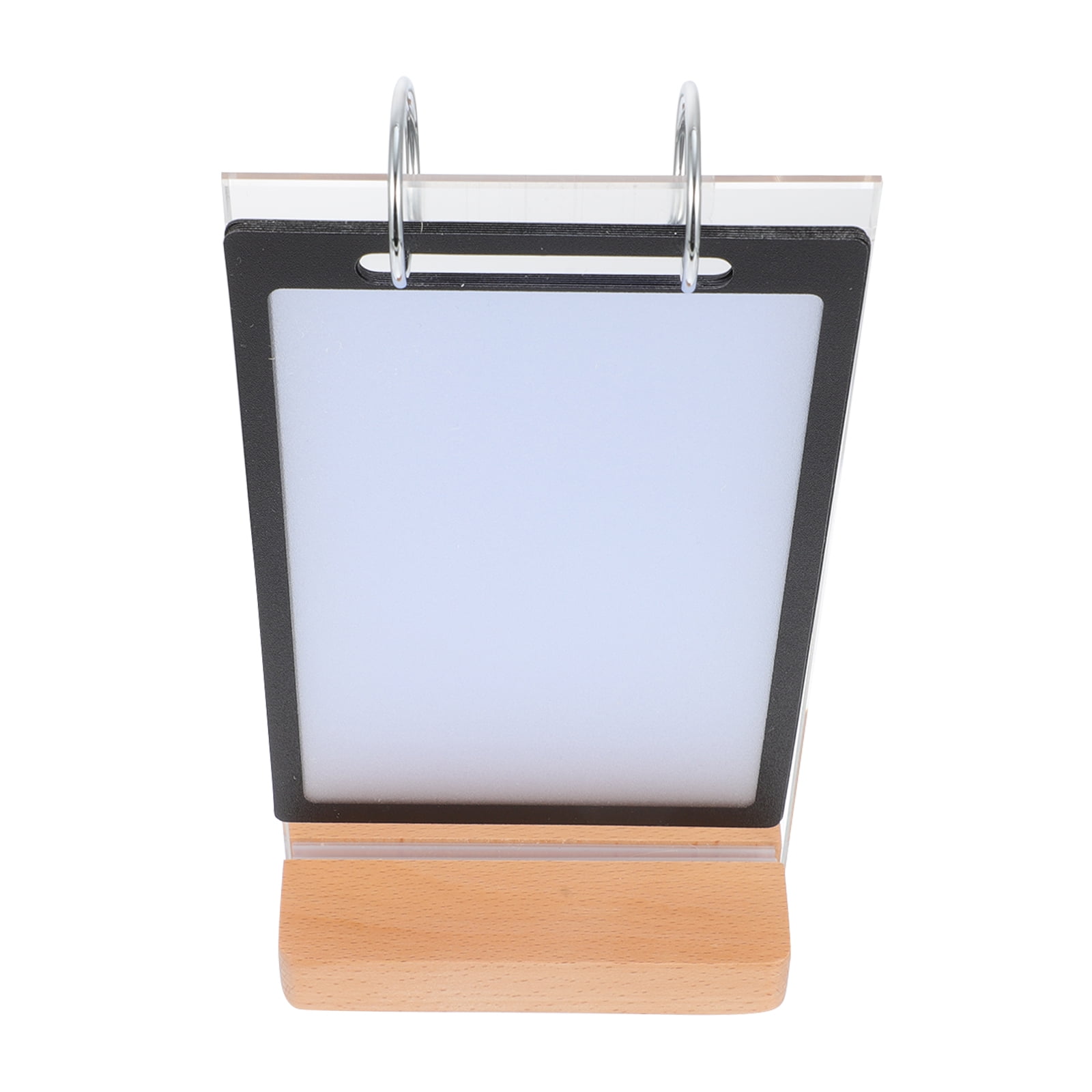 Desktop Menu Holder Showcase Slant Back Display Card Turn The Page ...