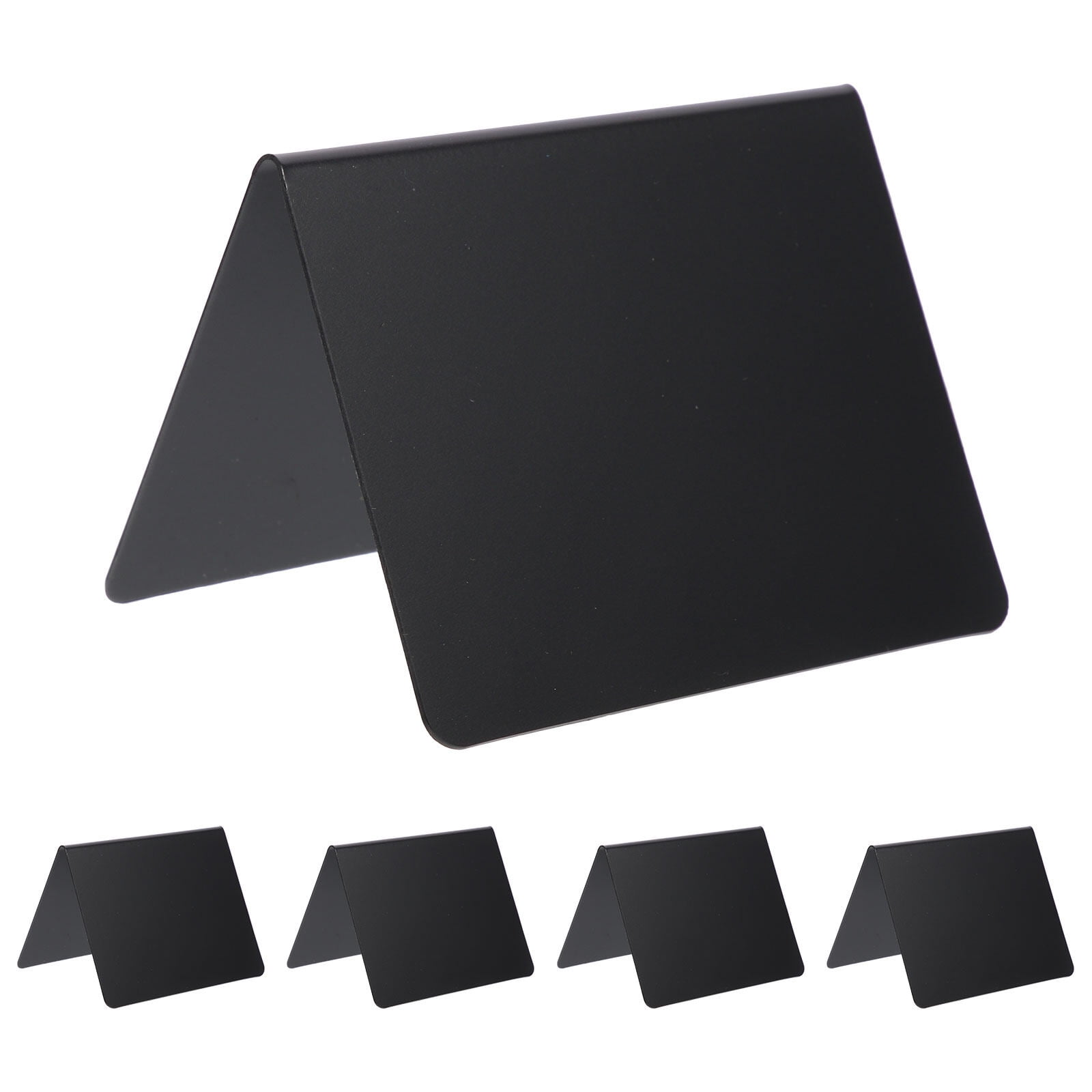 ifundom Black Desktop Chalkboard Signs Acrylic V Shaped Erasable ...