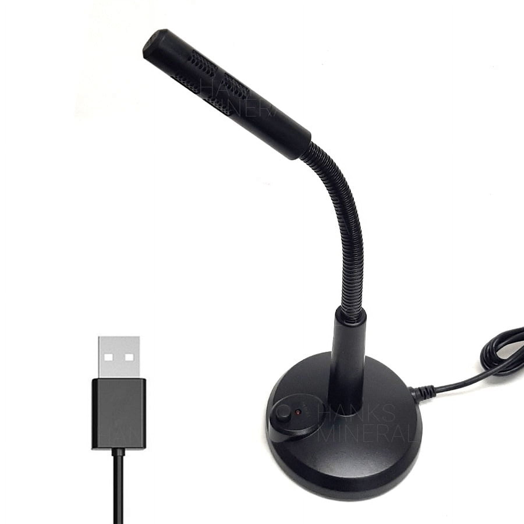 Desktop Mini Condenser Microphone USB Computer Mic Recording For Laptop ...