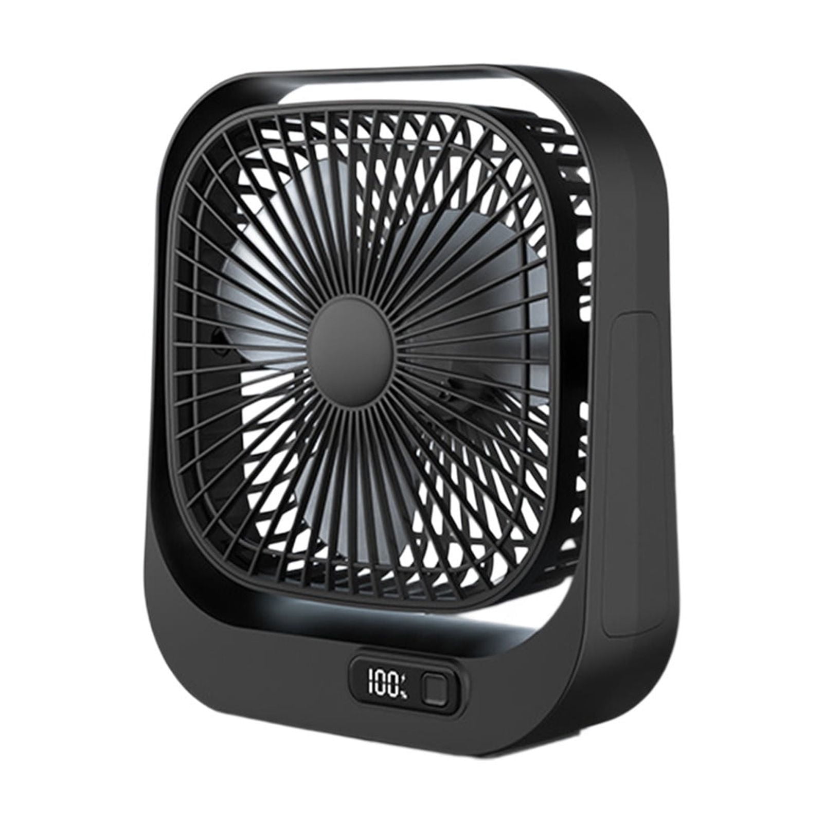 Desktop Mini Fan USB Rechargeable Personal Fan 3 Speed Settings ...