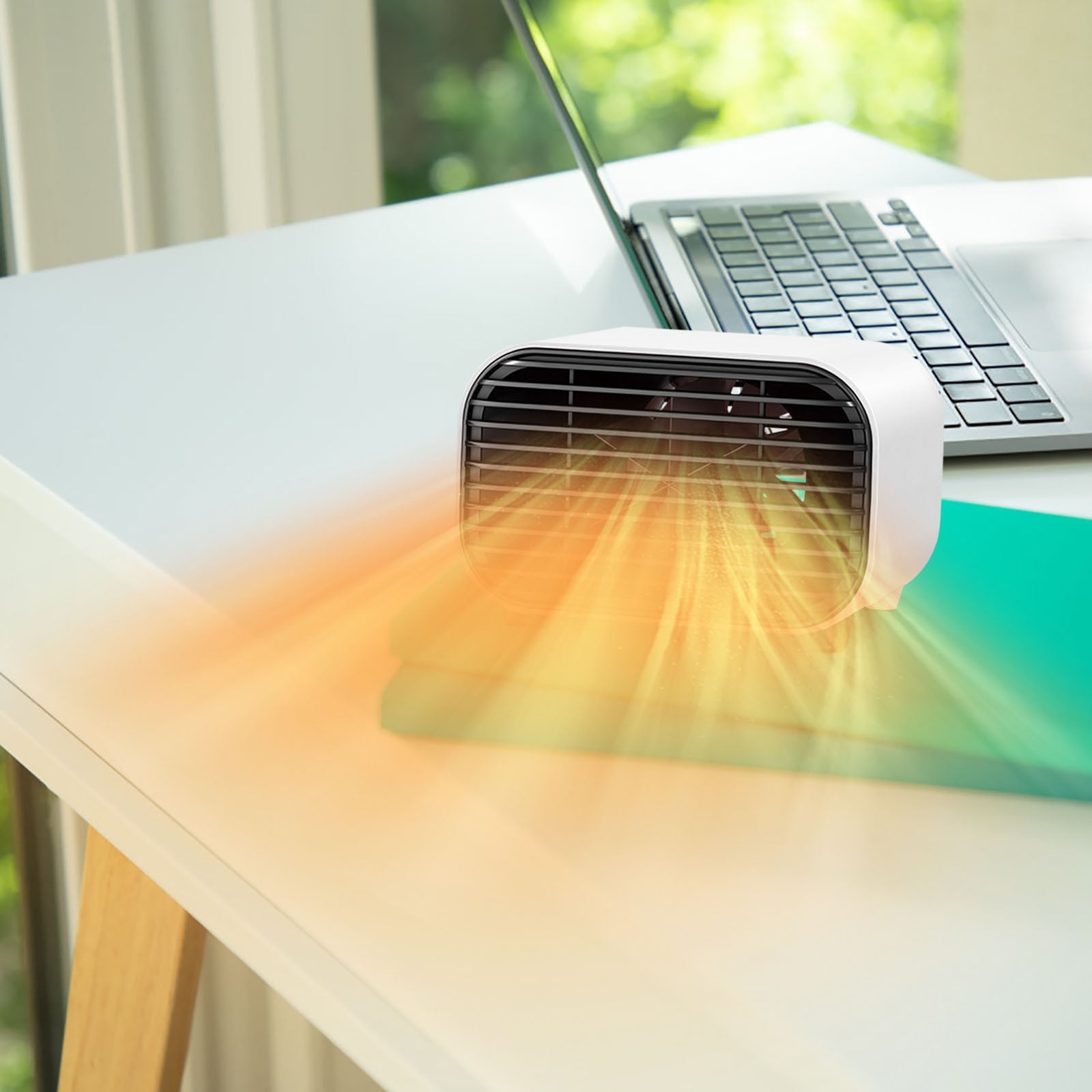Desktop Mini Heater | Fast Heating 600 Watt Electric Space Heater for ...