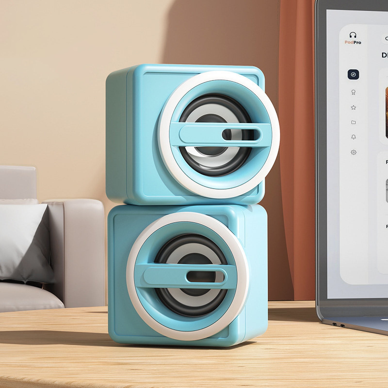 Desktop Mini Soundbox, USB Subwoofer Speaker for Laptop, Gift Audio ...