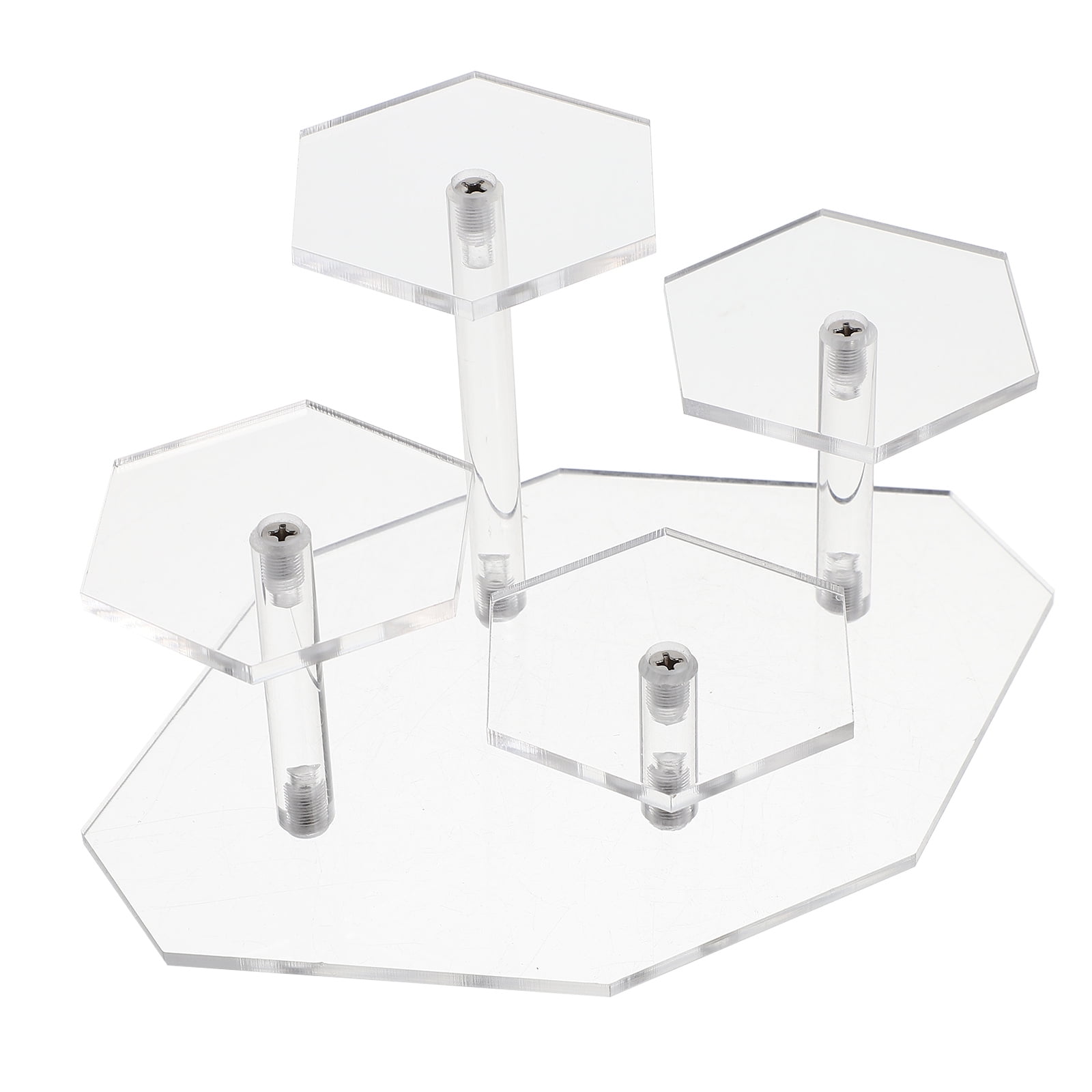 Koolleo Transparent Clear Figurine Display Rack Acrylic 4-step Models ...