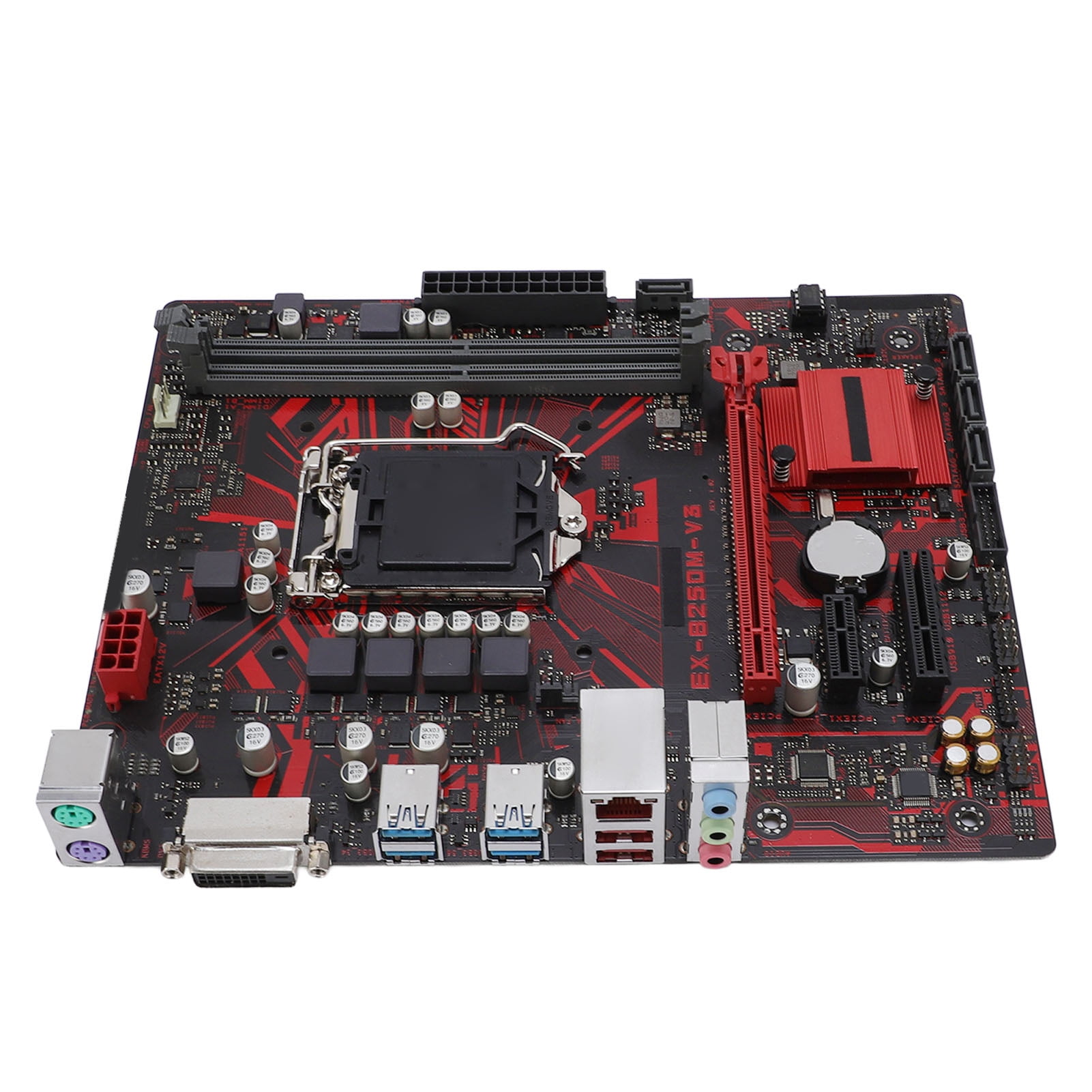 Desktop Motherboard, LGA 1151 Socket, Supports 14nm CPUs, DVI Output, M ...