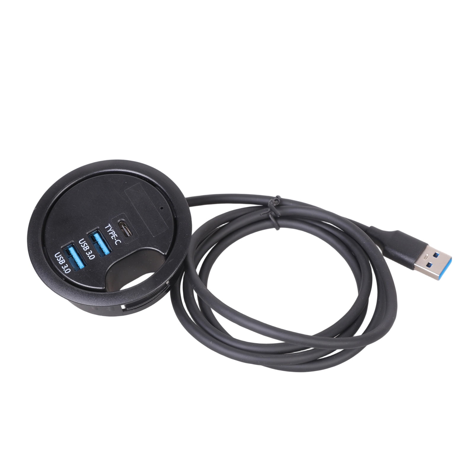 Desktop Mounted USB Adapter with 2 USB3.0 Ports and 1 Type C Port Space ...