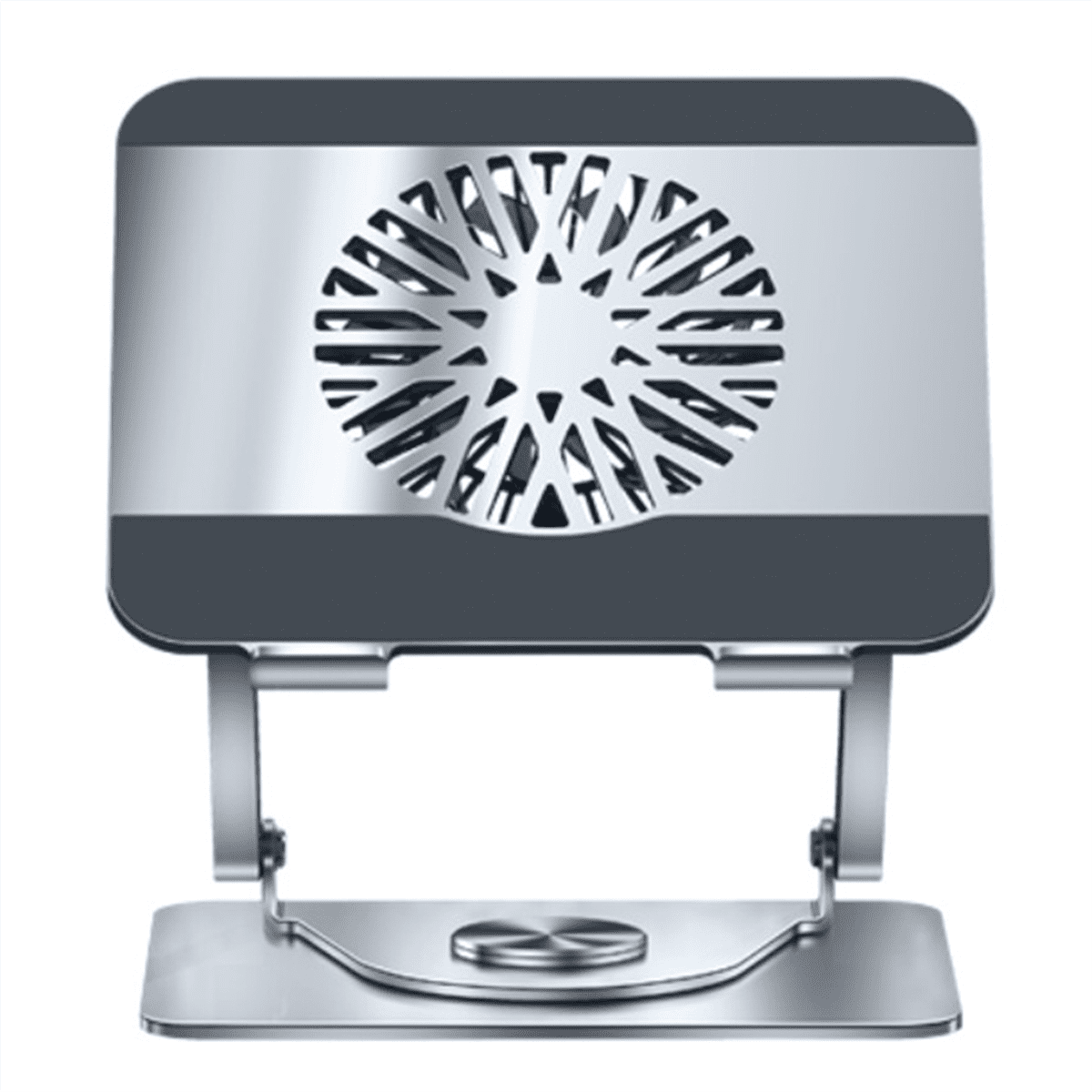 Desktop Notebook Holder 360 Rotation Metal Laptop Raiser with Fan for ...