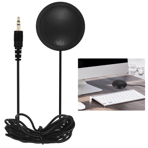 Desktop Omni-directional Microphone with 3.5mm Jack, Portable High ...