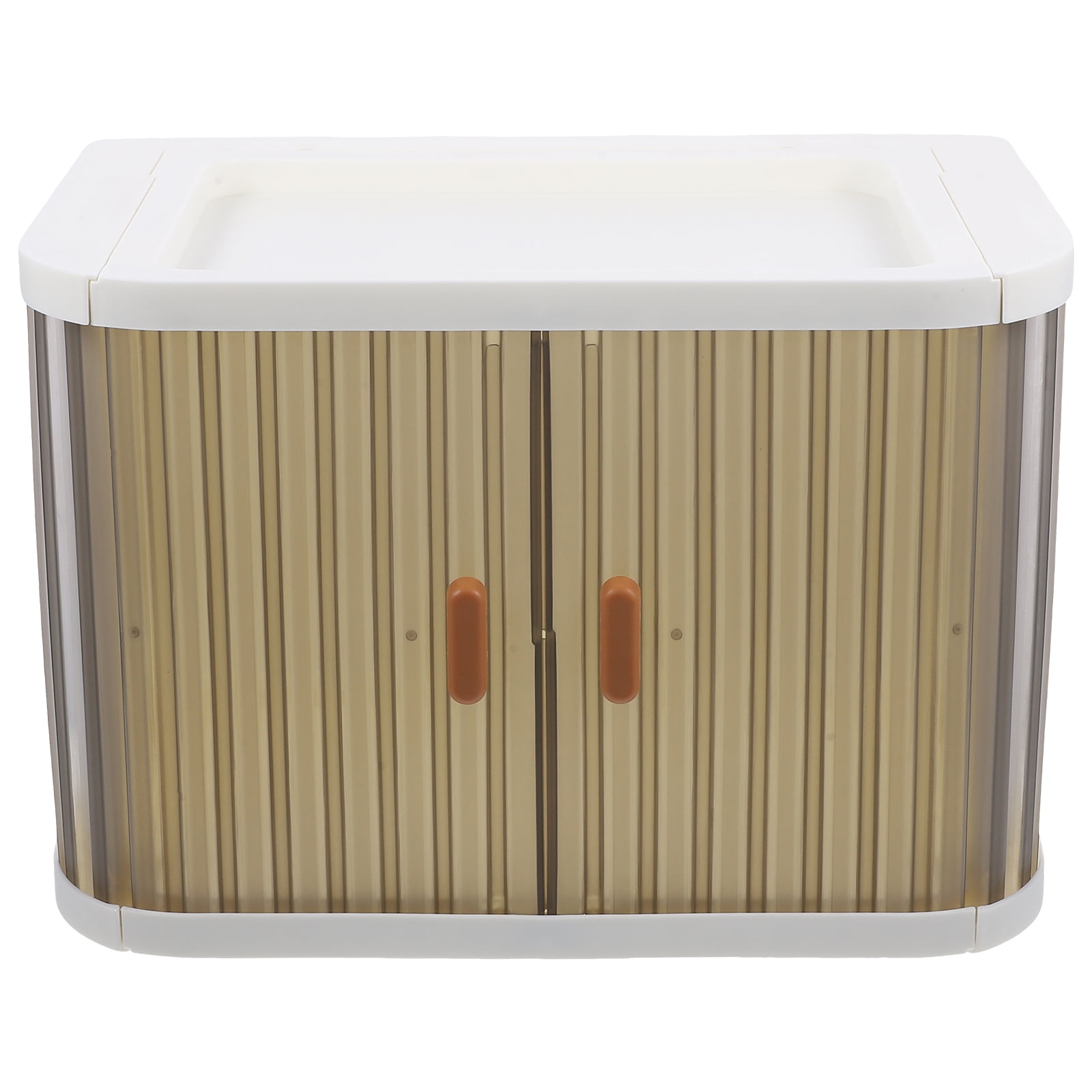 Desktop Organizer Box Reusable Plastic Stackable Storage Box Storage ...