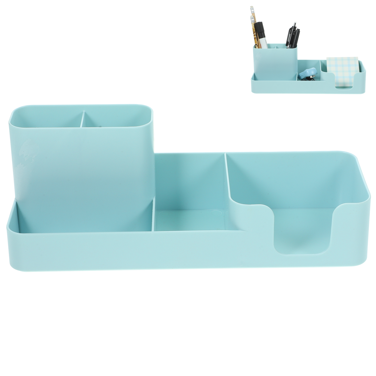 Desktop Organizer Plastic Pencil Holder Desk Stationery Organizer ...