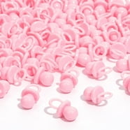 Large Acrylic Baby Pacifiers Baby Shower Favor Pink Yellow Blue Clear ...