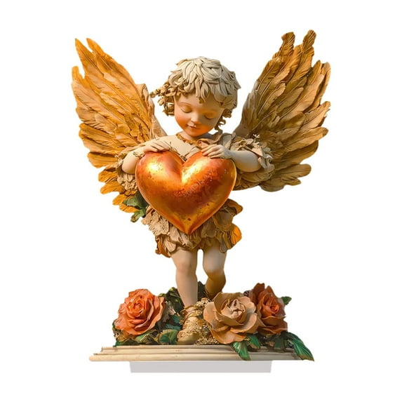 Desktop Ornament, Angel 2D Acrylic Home Decor for Desktop Valentine's ...