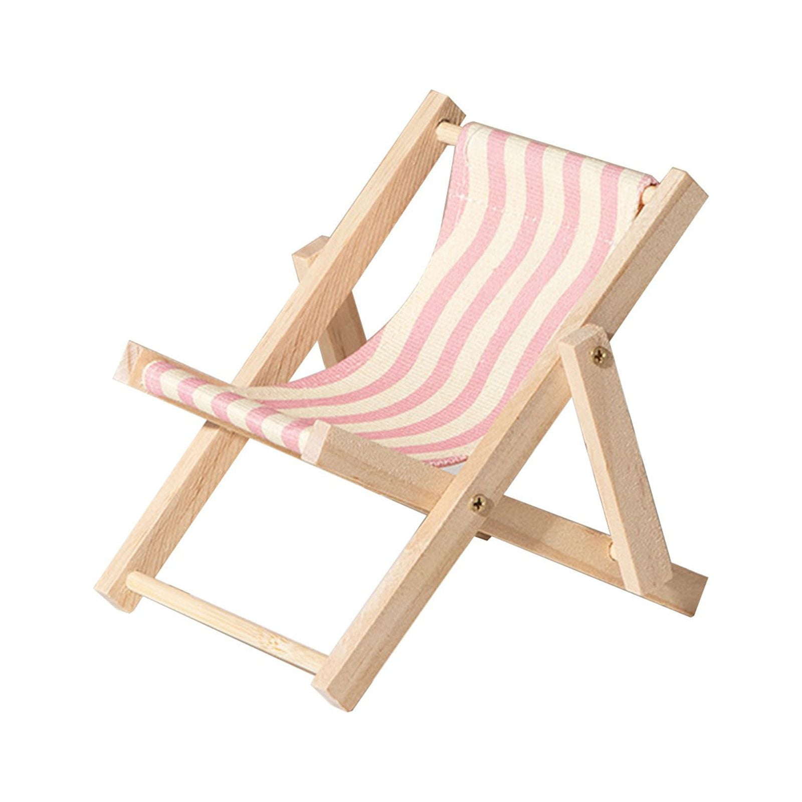 Desktop Ornament Beach Chair Mobile Phone Bracket Mini Doll Accessories ...