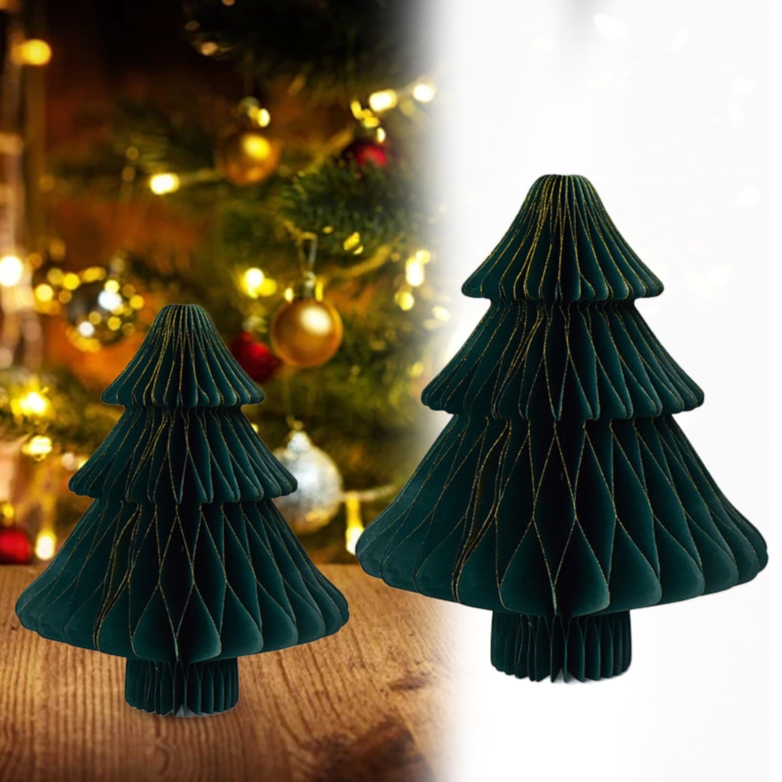 Desktop Ornament: Clearance Sale! 1*Desktop Origami Christmas Tree Made ...
