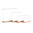 Desktop Ornament Display Stand for Advertising A4? Acrylic Sign Holder ...