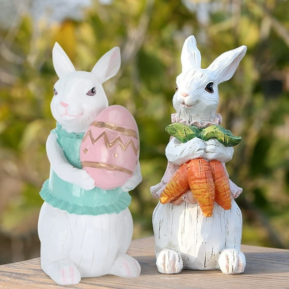 Desktop Ornament,Easter Bunny Easter Egg Radish Easter Decorations ...