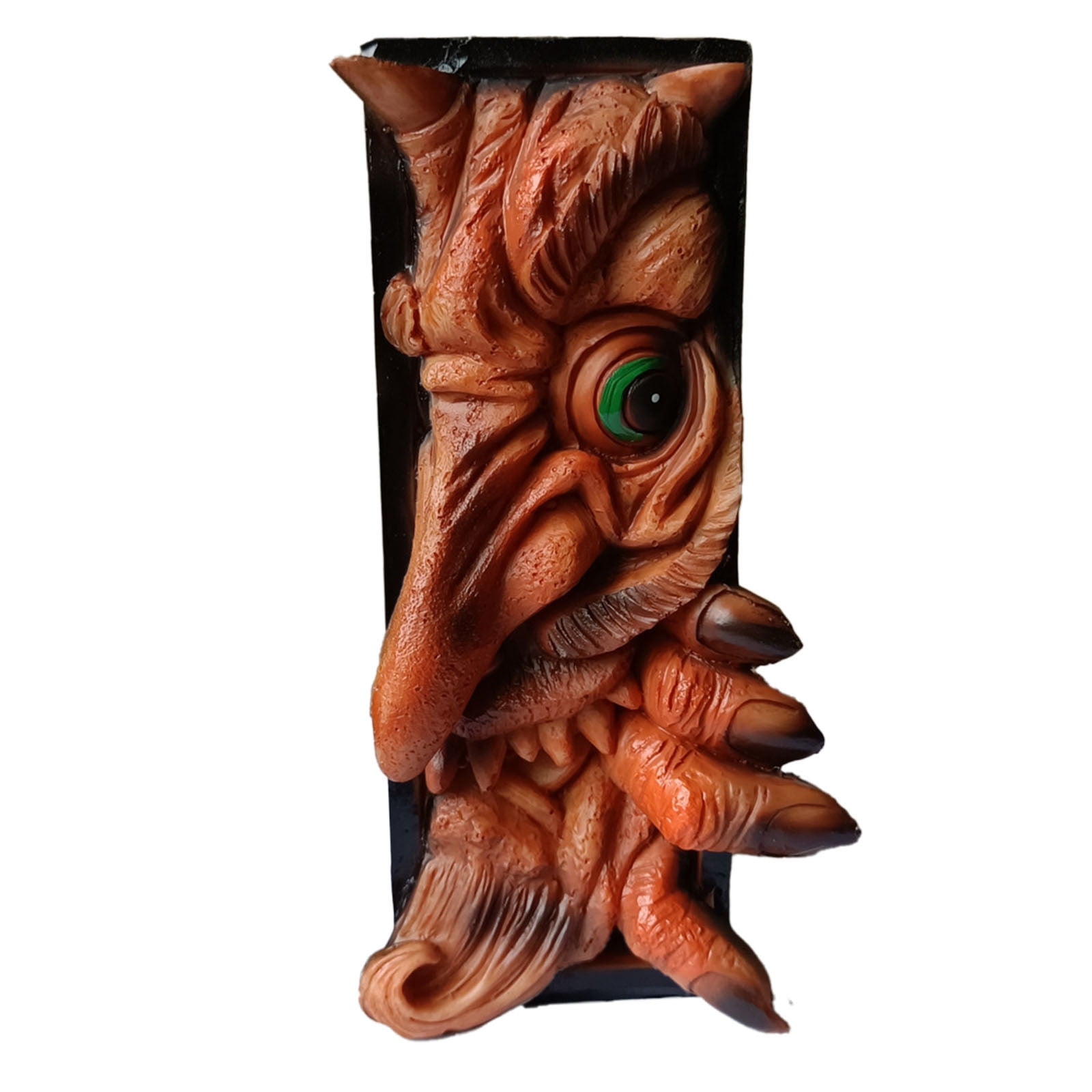 Desktop Ornament Gothic Creature Bookends Resin Sculpture Unique for Shelves Stylish Book ...