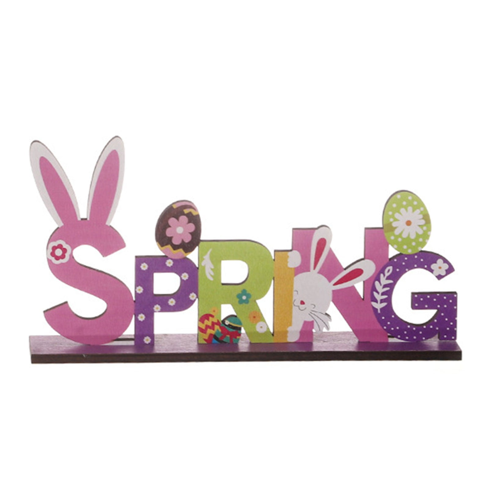 Desktop Ornament - Happy Easter Bunny Table Centerpieces Spring ...