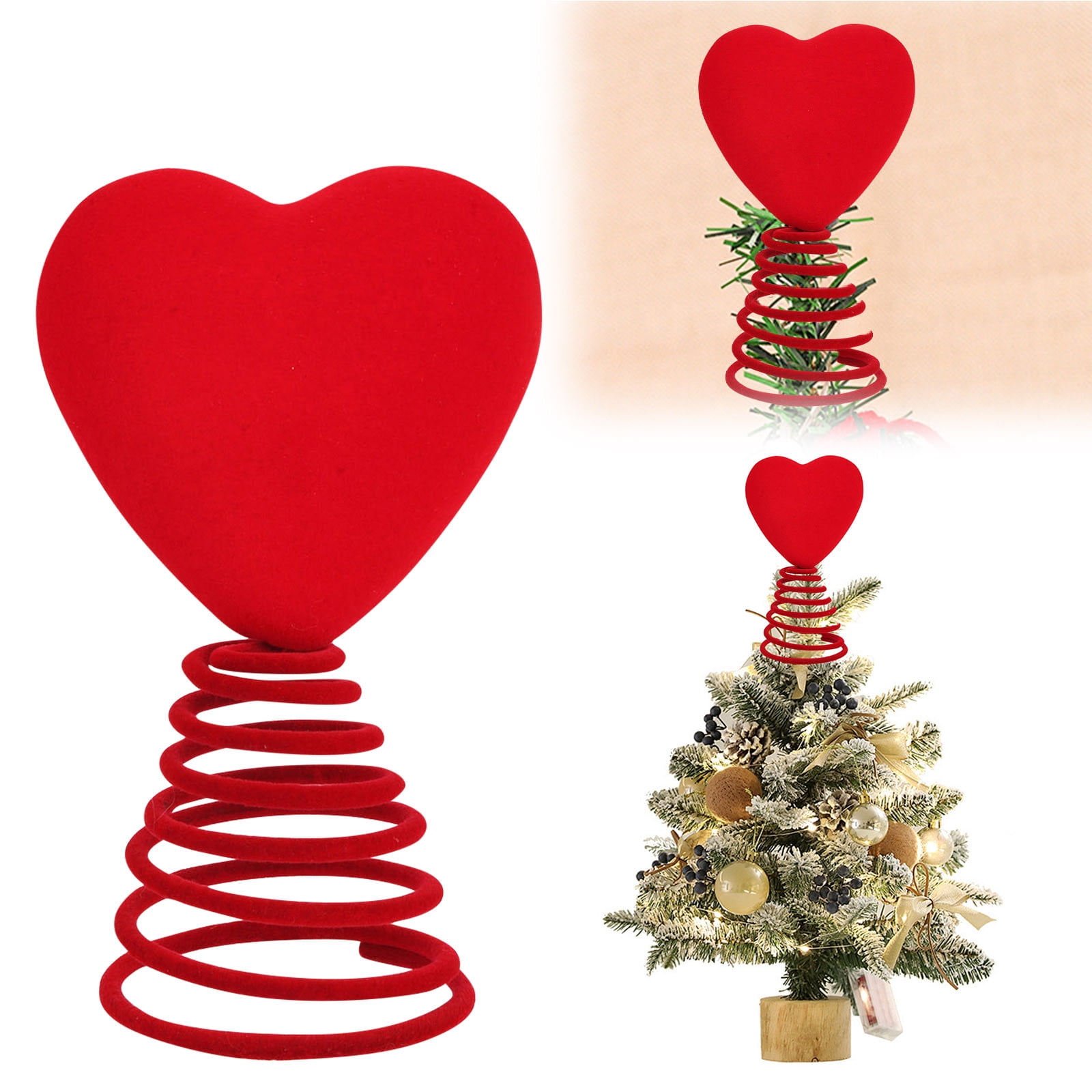 Desktop Ornament Mini Valentine's Day Tree Top Decoration for Home ...