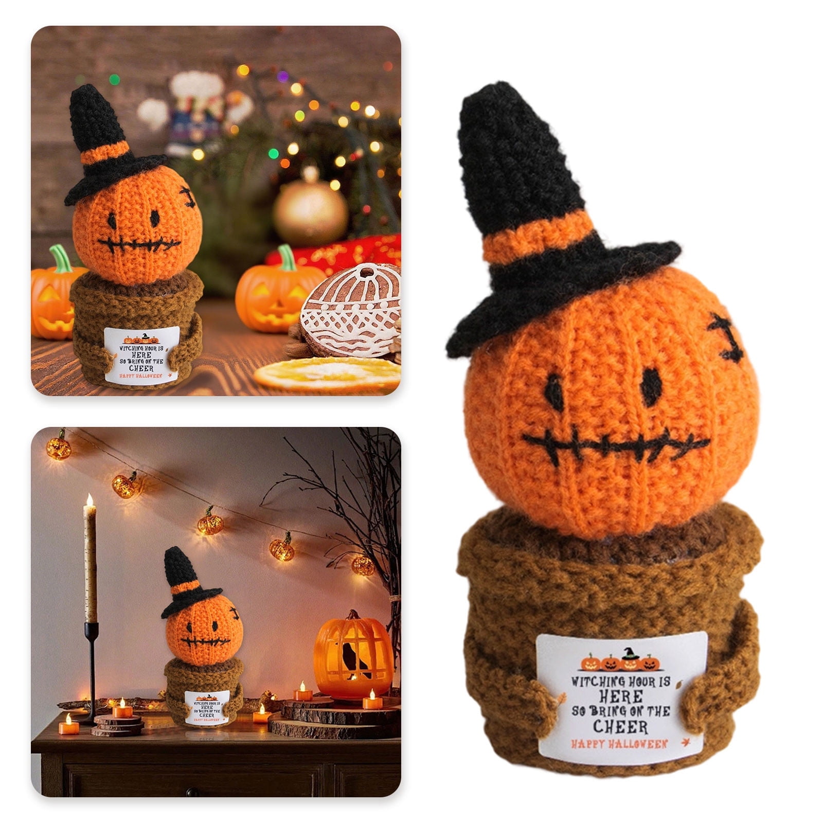 Desktop Ornament Positive Pumpkin Cute Halloween Decoration for Adults ...
