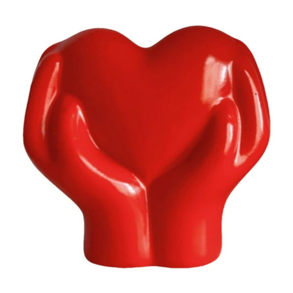 Desktop Ornament for Home Valentine's Day Resin Statue with Solid Color ...