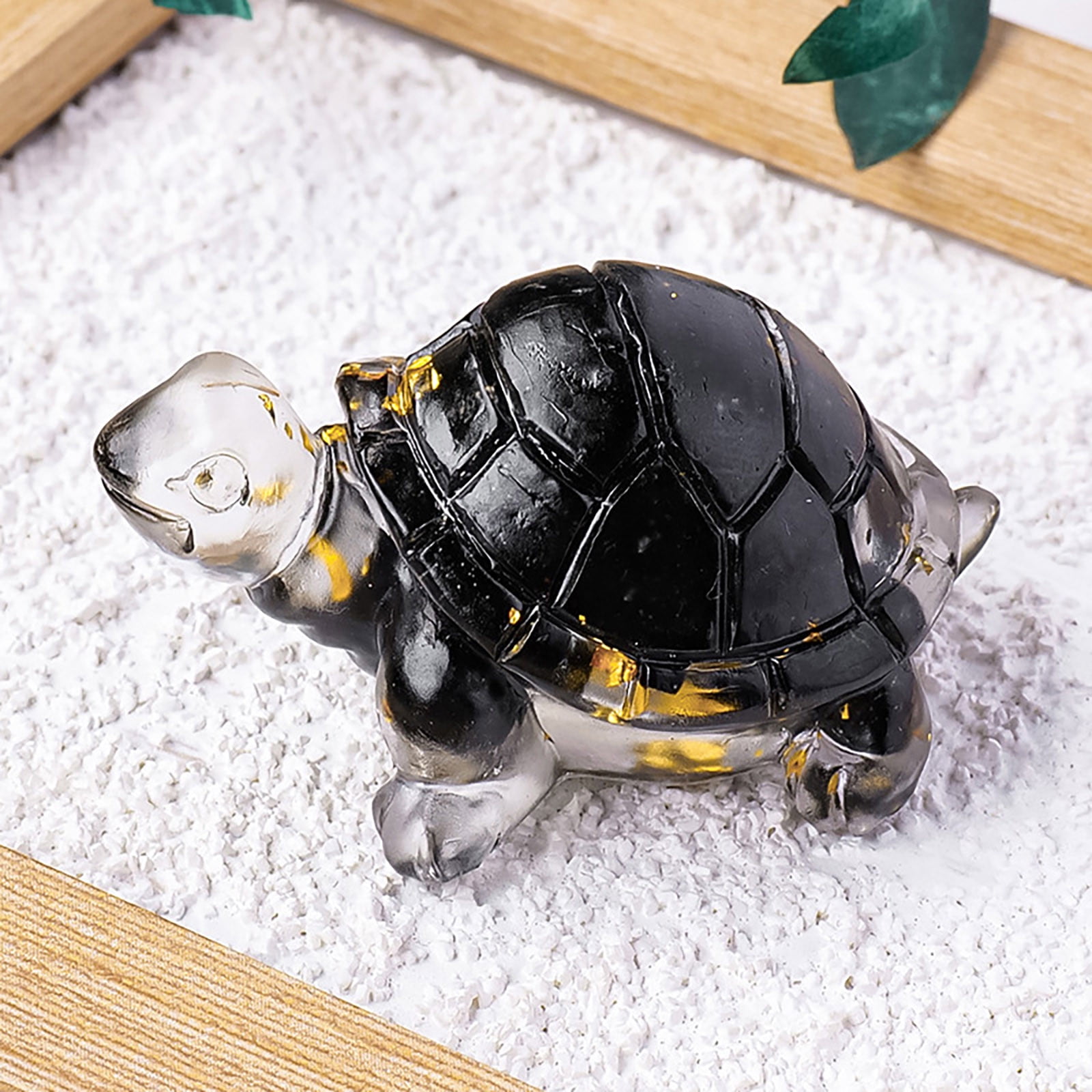 Desktop Ornamental Resin Turtle for Home Décor and Aquatic Environments ...