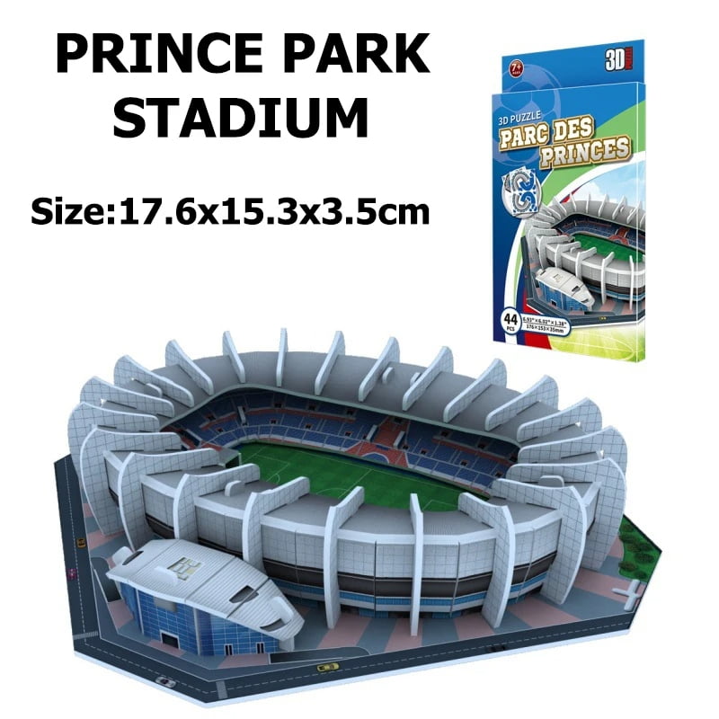 Desktop Ornaments Football Field Model Fans Souvenir DIY Paper Puzzle ...