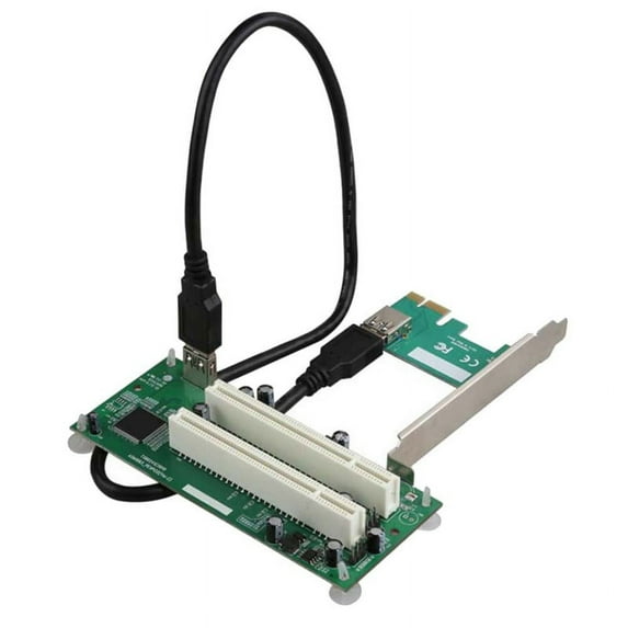 Desktop PCI-Express PCI-E to PCI Adapter Card PCIe Dual Pci Slot ...