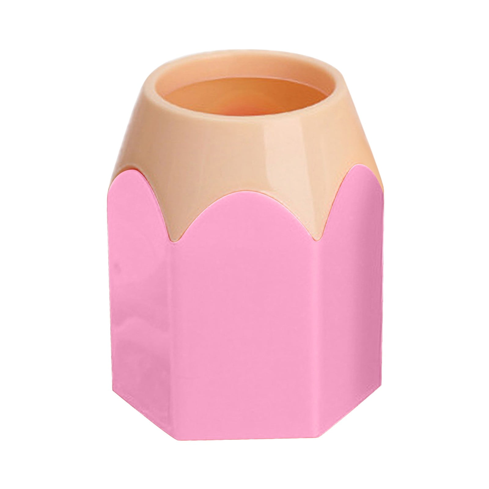 Desktop Pen Pencil Holder, Plastic Stationery Storage Pot, Cute Designs ...