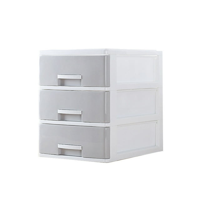 Desktop Plastic Storage Drawer Box Plastic Storage Drawers Bin Desktop Storage Drawers - Walmart.com