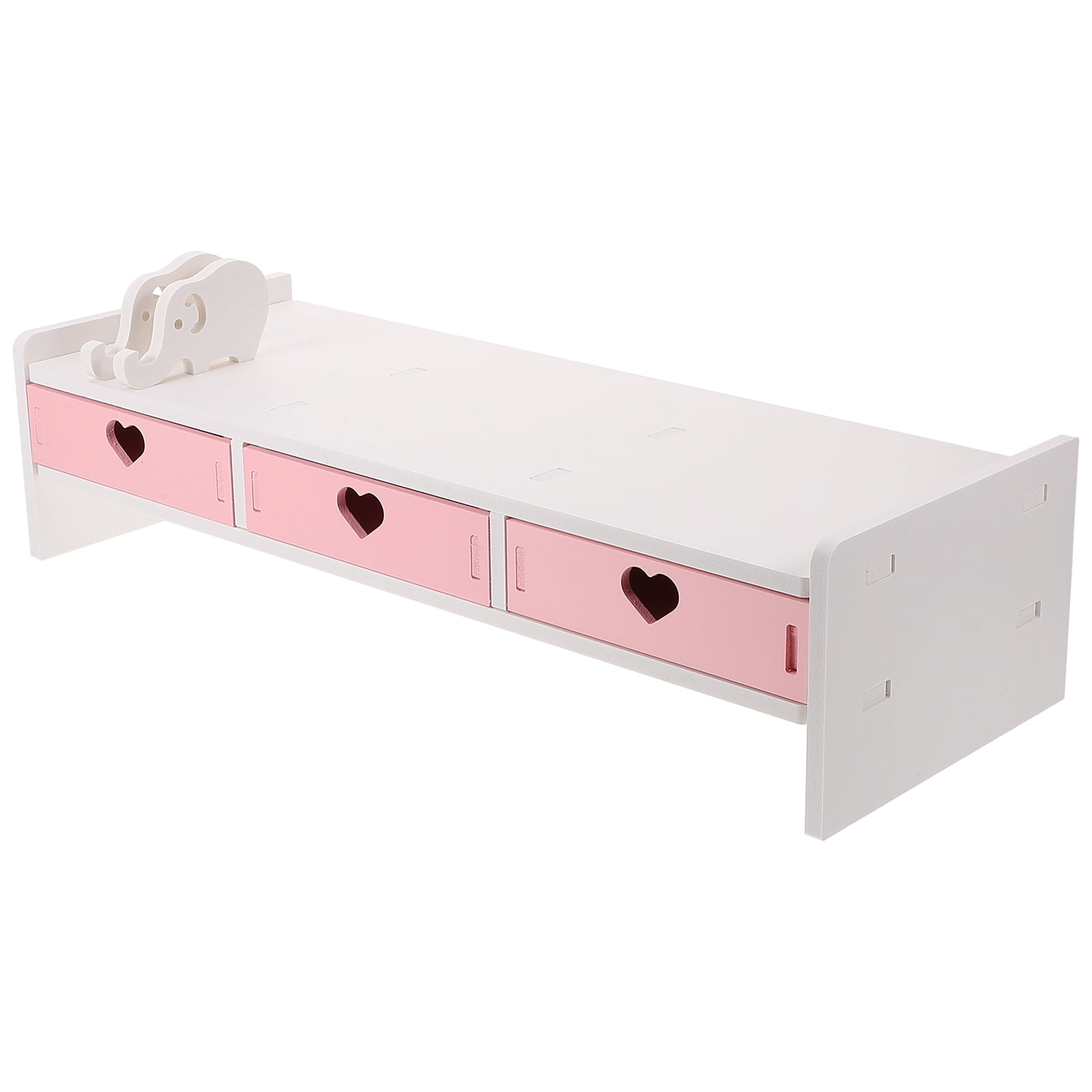 Desktop Platform Monitor Stand with Compartments Organizer - Walmart.com