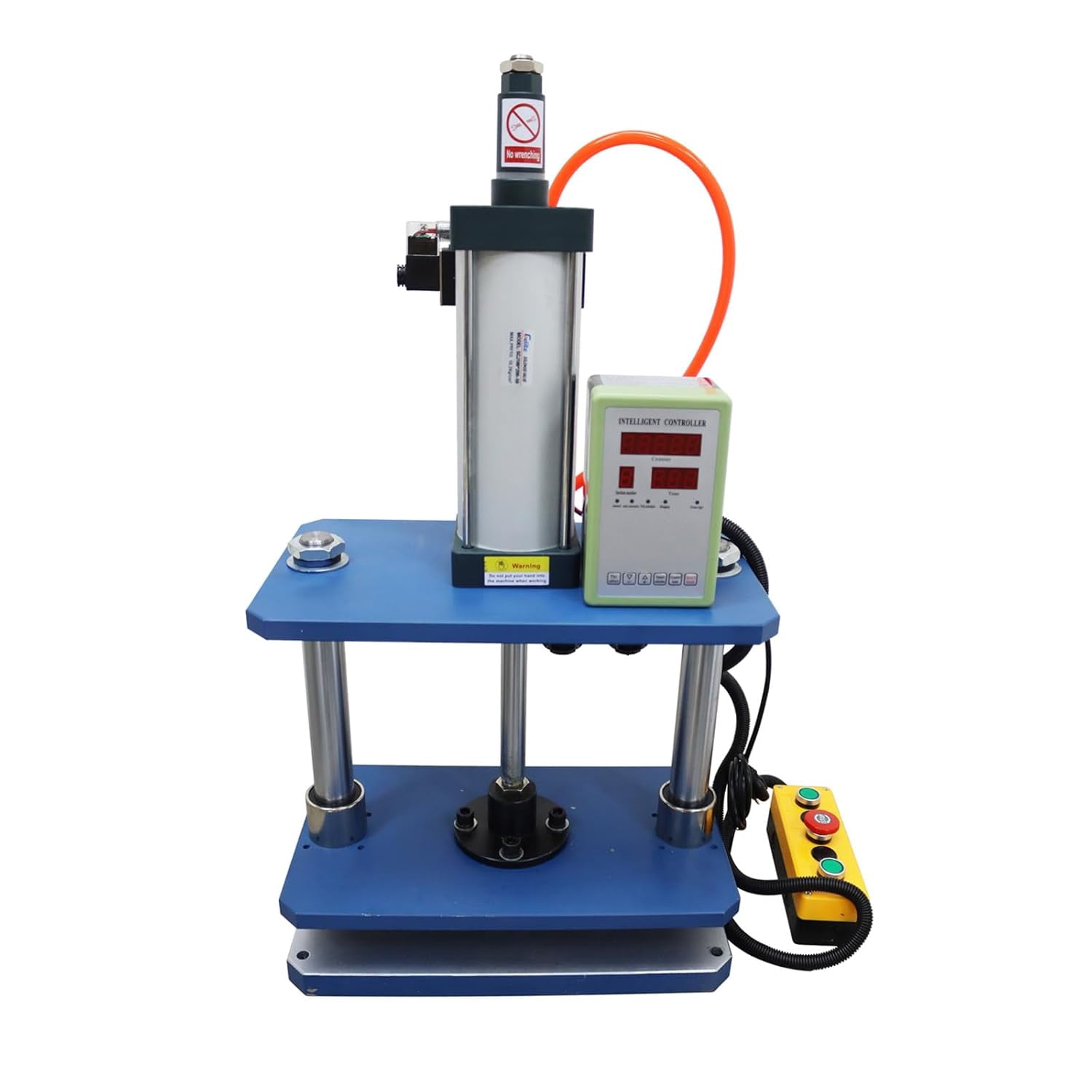 Desktop Pneumatic Punch Press 1102lb Pressure Two Columns Three Plates ...