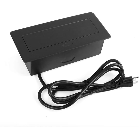 Desktop Pop Up Socket with 3 Outlets & 2 USB Ports (Connection Box ...
