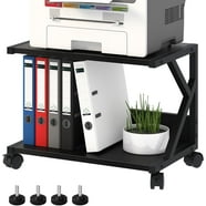 Free Shipping! Natwind 2 Tiers Wood White Home Office Desktop Printer ...