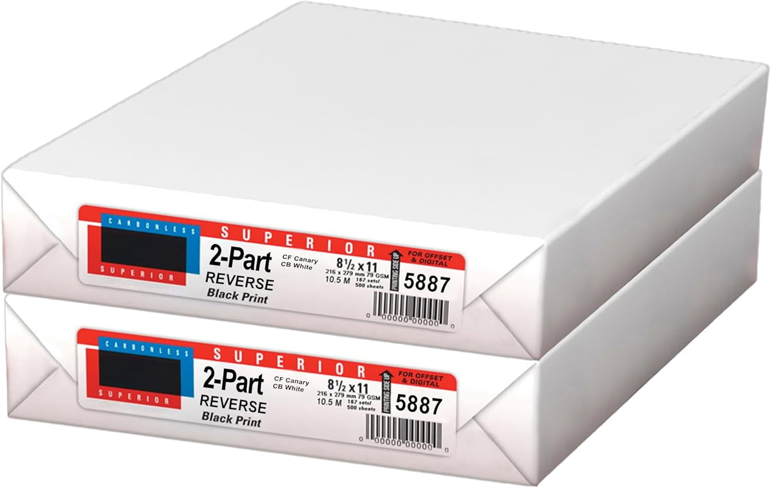 Desktop Publishing Supplies Carbonless Paper - Collated 2 Part NCR ...