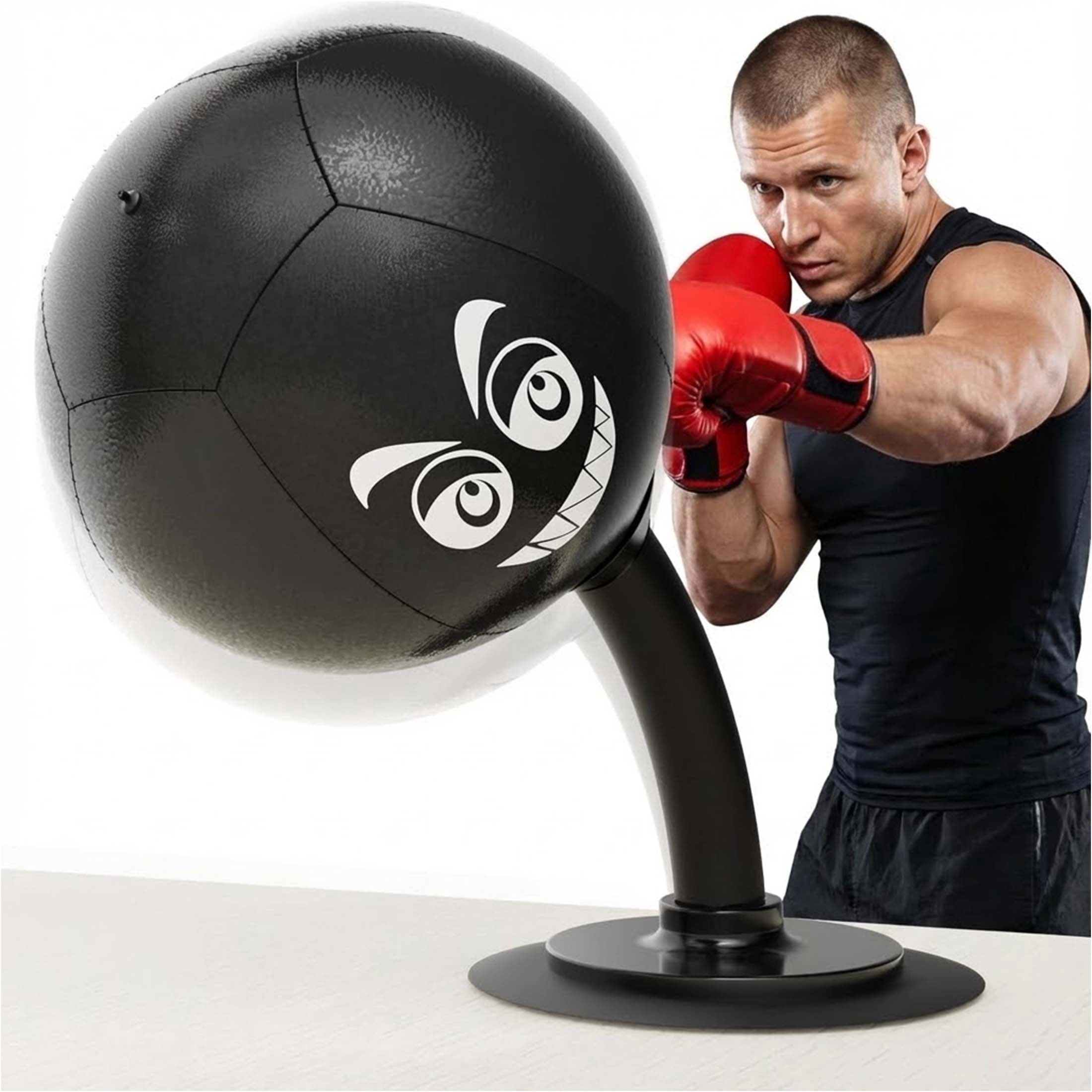 Desktop Punching Bag with Suction Cup, Stress Relief Boxing Ball with ...