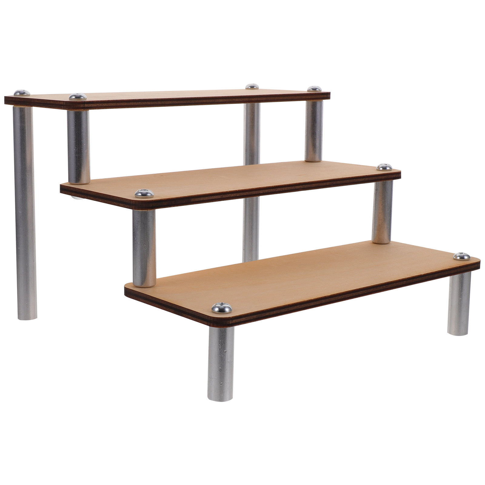 Desktop Riser Display Stand Tiered Wooden Display Stand Collection ...