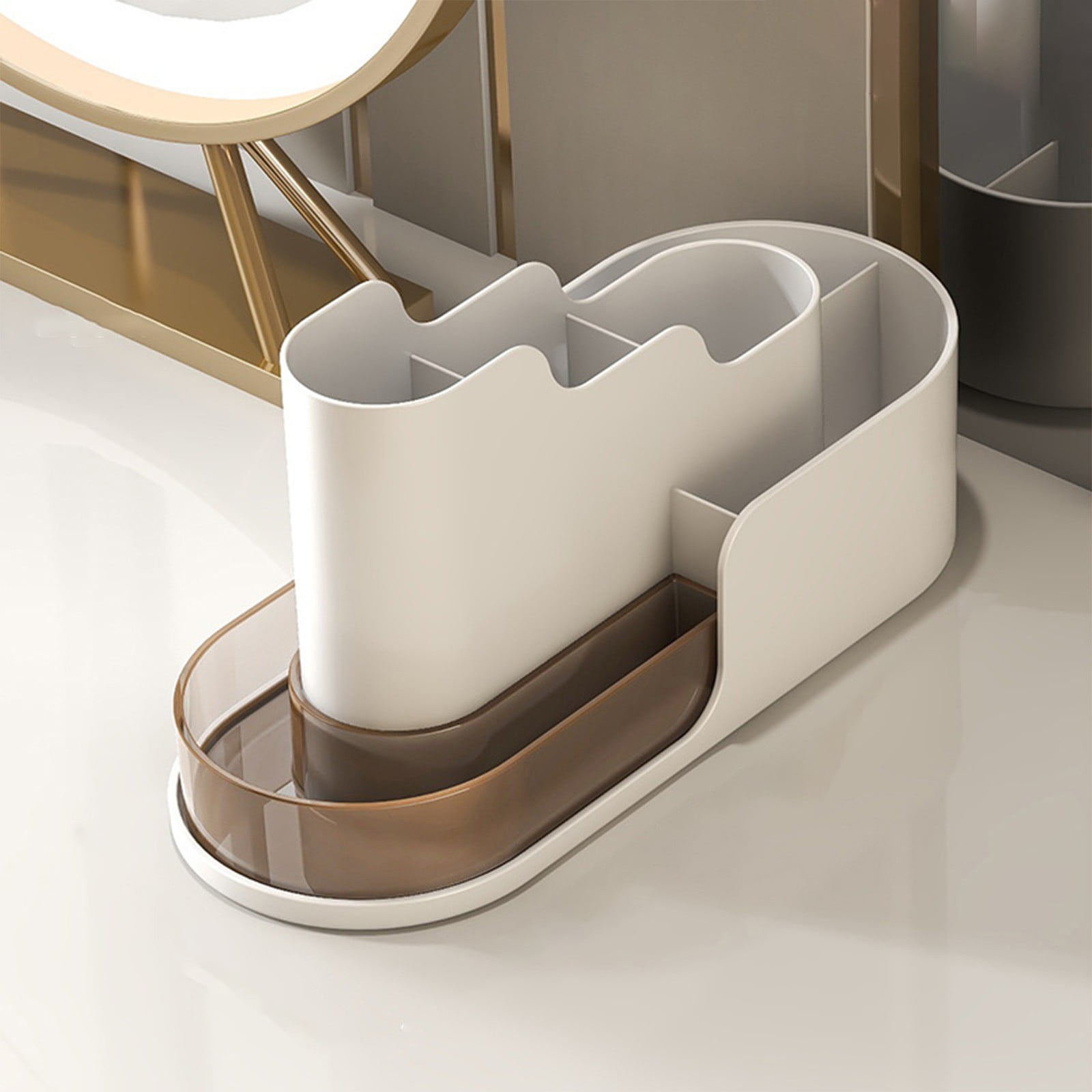 Desktop Rotating Pen Holder, Desk Organization Stand, Metal ...