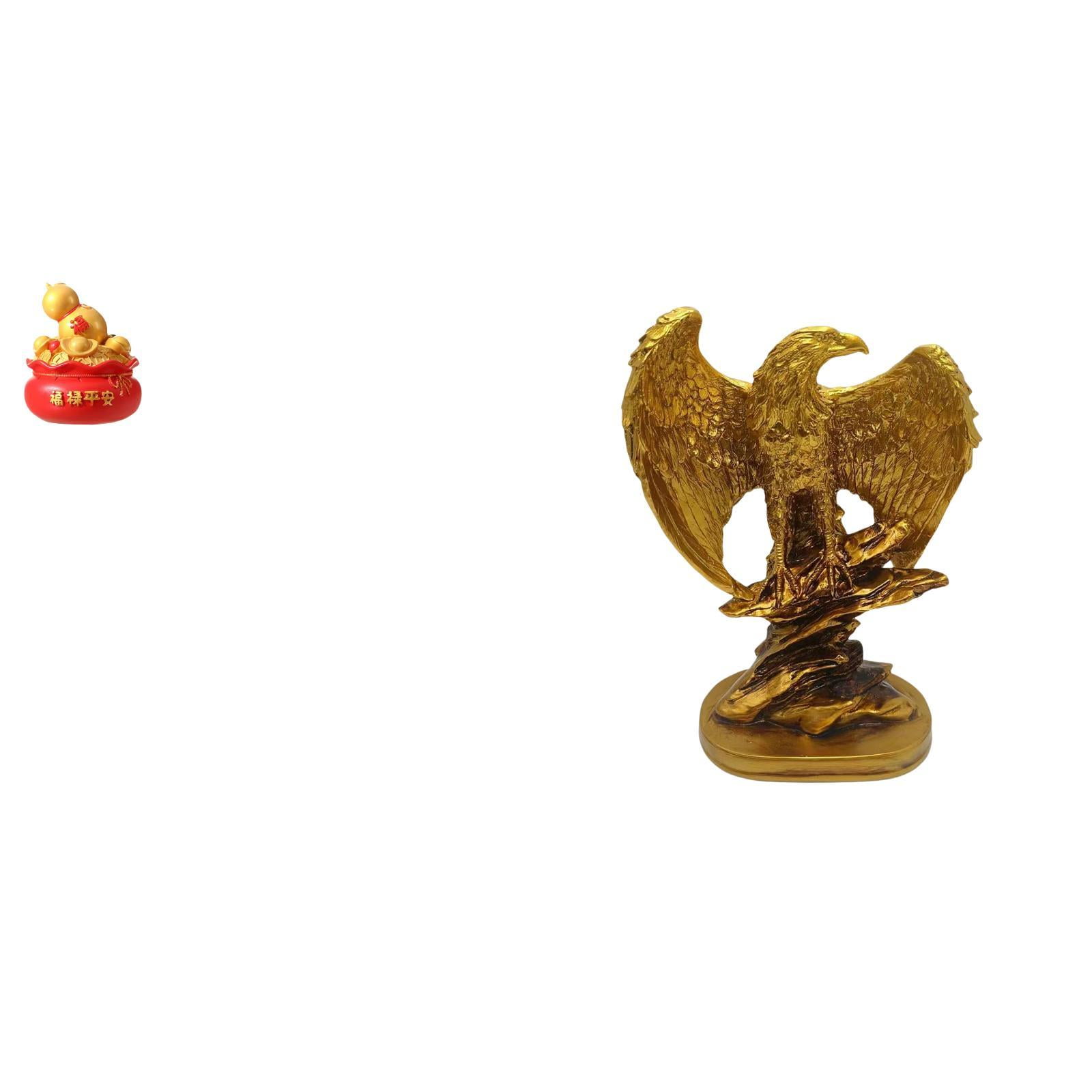 Desktop Sculpture Treasure Basin Statue Resin Ornament for Prosperity ...