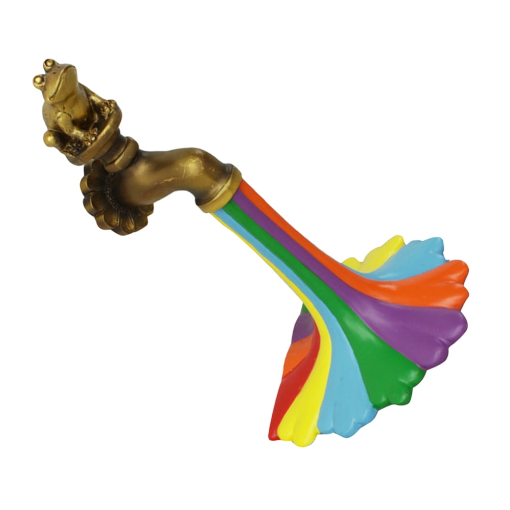 Desktop Simulation Faucet Model Faucet Statue Decor Rainbow Faucet ...