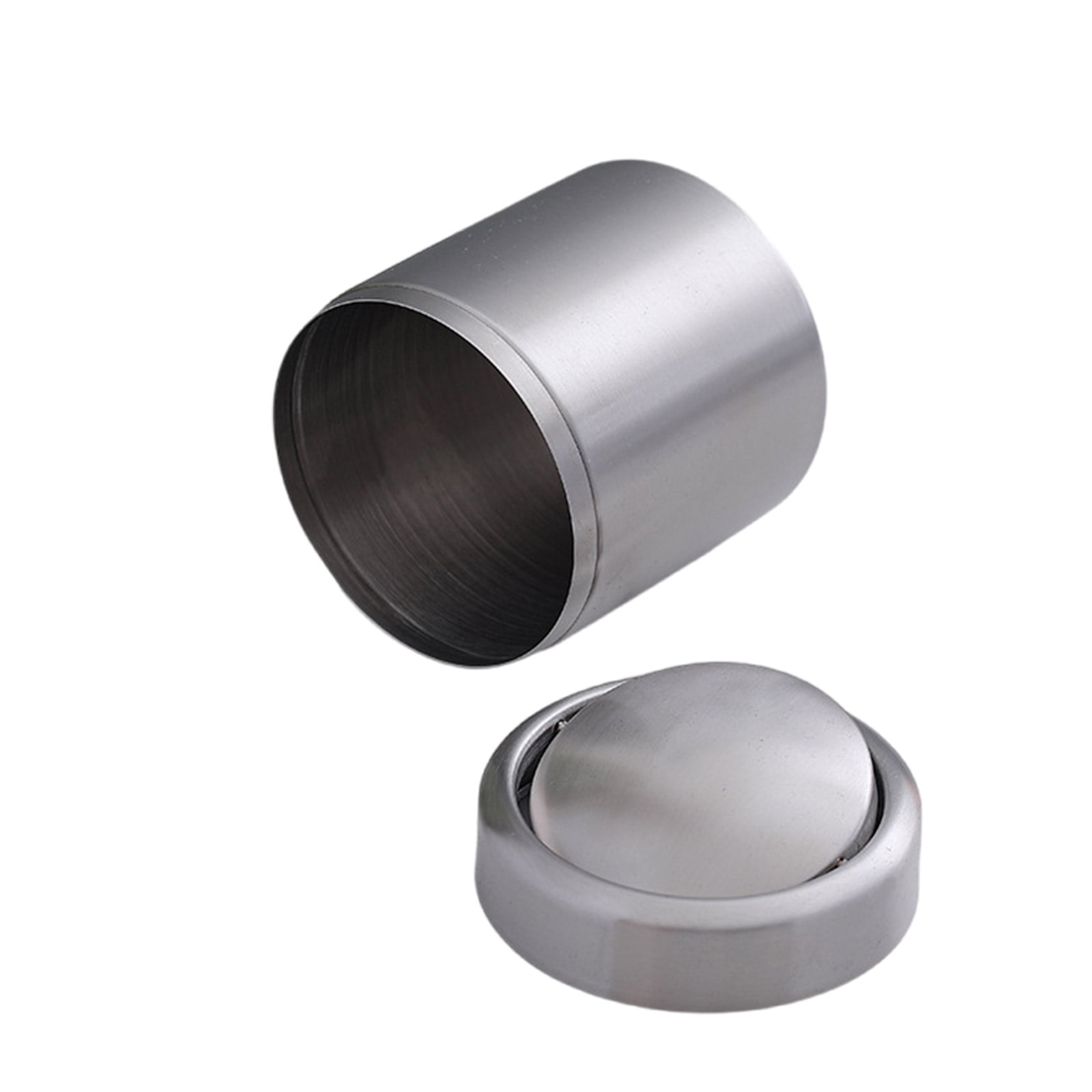 Desktop Small Bin Stainless Steel Waste Bin Tabletop Recycling Trash ...