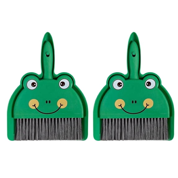 Desktop Small Broom and Dustpan Set Children and Students Small Broom ...